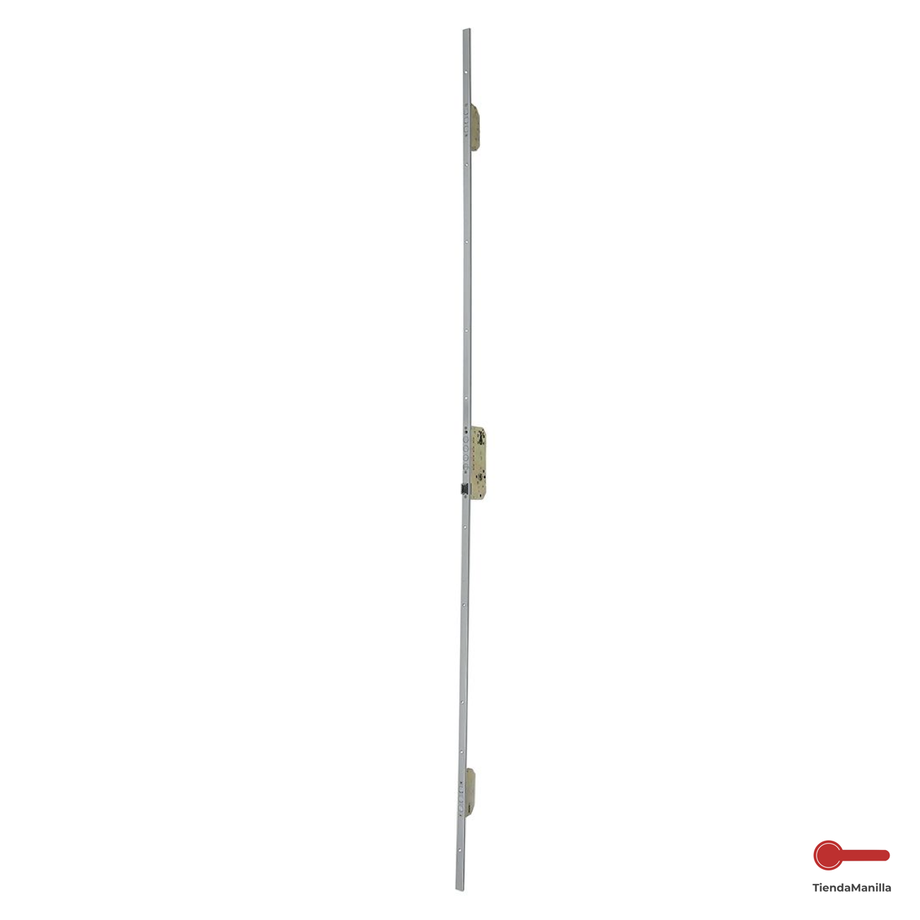 Mortise lock 3 points 40mm profile with wooden door bolts