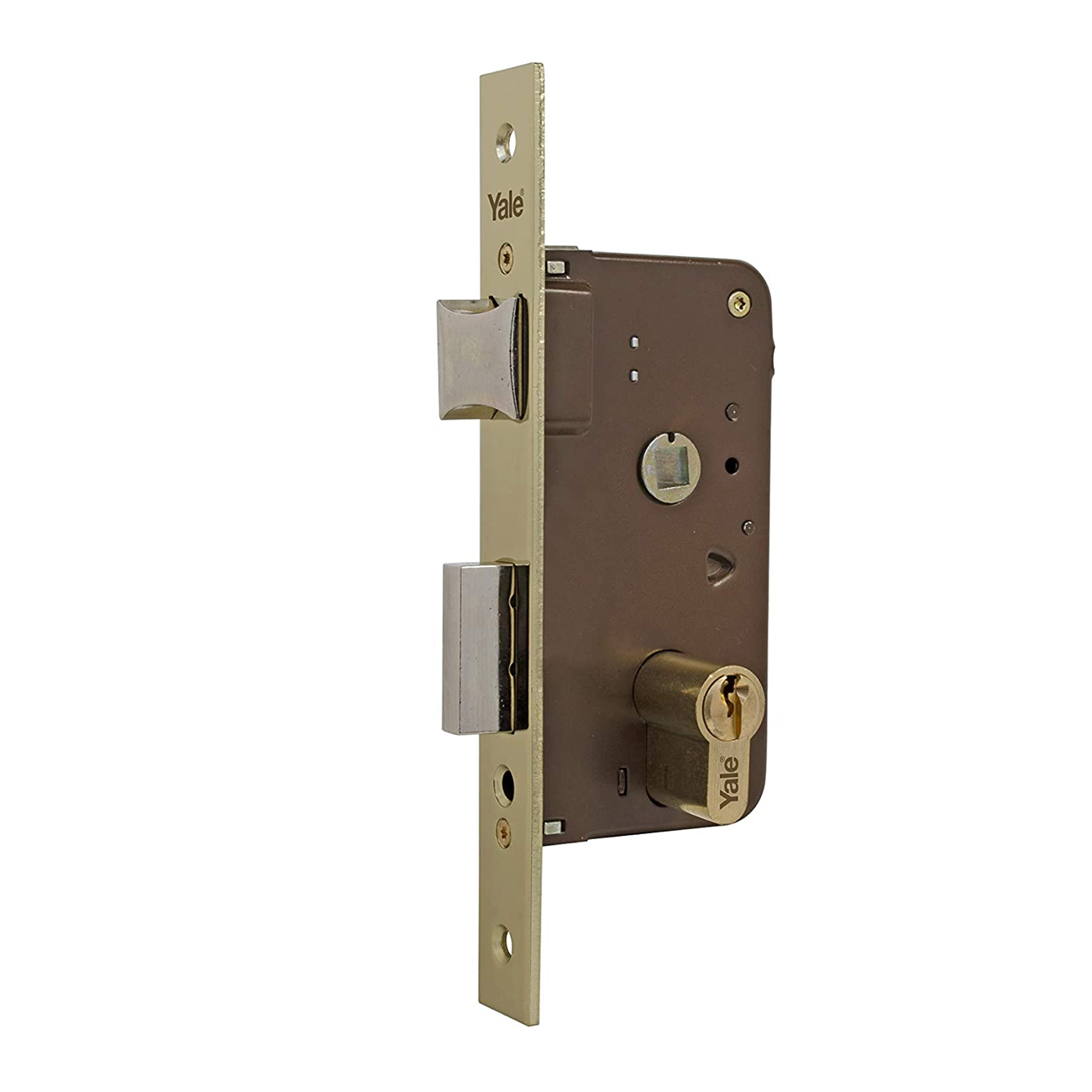 Yale gold single-point lock model 600 60mm cylinder